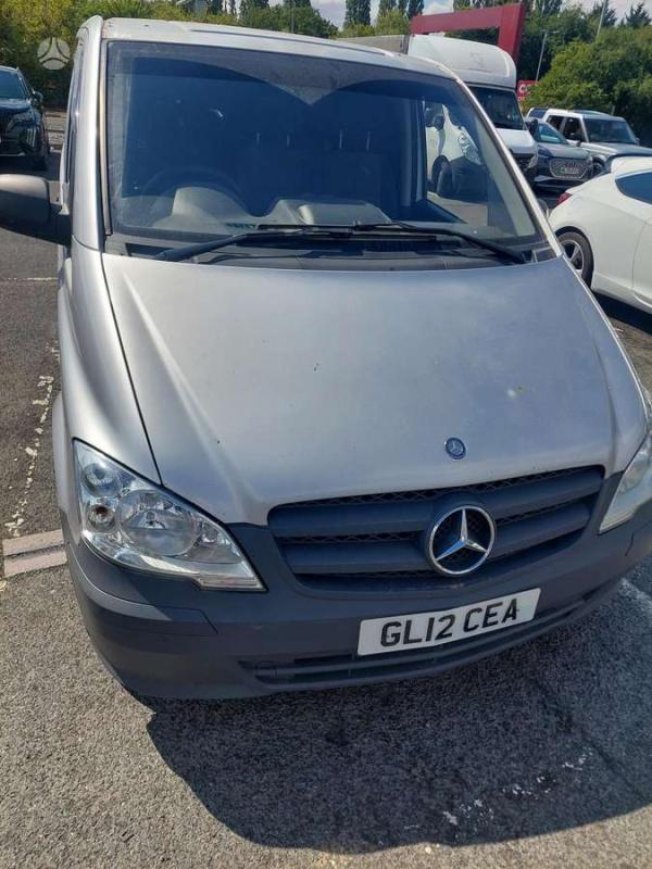 Pelēks Mercedes-Benz Vito 2012 Alīta, ar dzinēja tilpumu 2.20 L un nobraukumu 162 tūkst. km par 3200 €, foto 1 vietnē AUTOMOTO.COM.LV