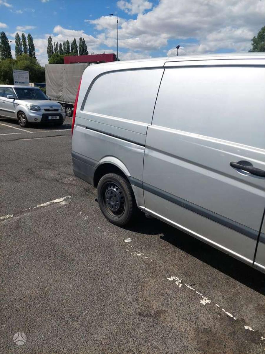 Pelēks Mercedes-Benz Vito 2012 Alīta, ar dzinēja tilpumu 2.20 L un nobraukumu 162 tūkst. km par 3200 €, foto 9 vietnē AUTOMOTO.COM.LV