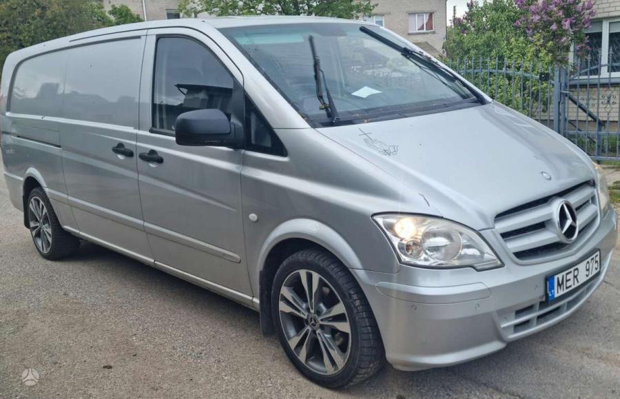 Grey Mercedes-Benz Vito 2013 in Vilnius, with an engine capacity of 2.14 L and mileage of 545 thousand km for 8650 €, photo 1 on AUTOMOTO.COM.LV