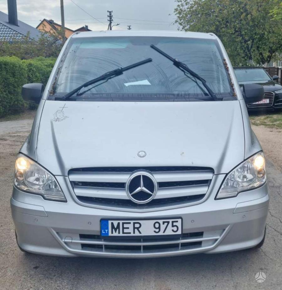 Grey Mercedes-Benz Vito 2013 in Vilnius, with an engine capacity of 2.14 L and mileage of 545 thousand km for 8650 €, photo 2 on AUTOMOTO.COM.LV
