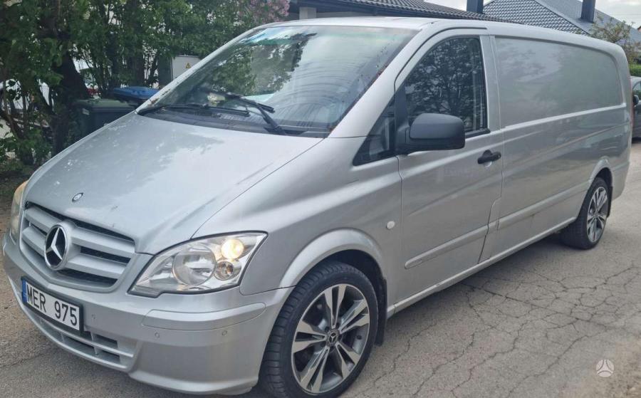 Grey Mercedes-Benz Vito 2013 in Vilnius, with an engine capacity of 2.14 L and mileage of 545 thousand km for 8650 €, photo 3 on AUTOMOTO.COM.LV