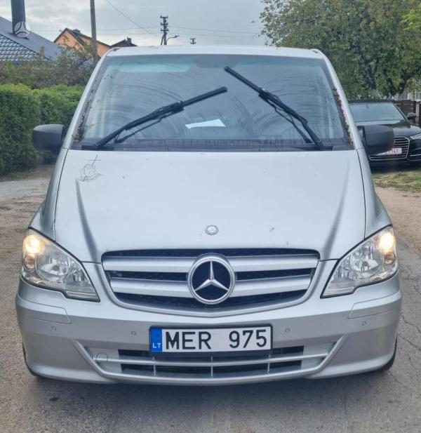Grey Mercedes-Benz Vito 2013 in Vilnius, with an engine capacity of 2.14 L and mileage of 545 thousand km for 4200 €, photo 3 on AUTOMOTO.COM.LV