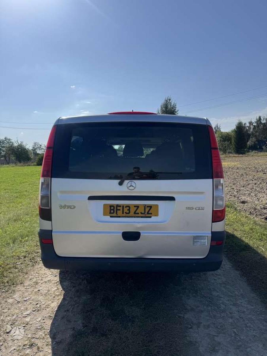 Pelēks Mercedes-Benz Vito 2013 Šauļi, ar dzinēja tilpumu 2.10 L un nobraukumu 345 tūkst. km par 4400 €, foto 5 vietnē AUTOMOTO.COM.LV