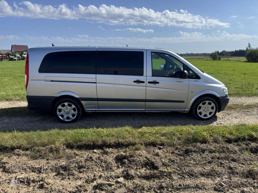 Pelēks Mercedes-Benz Vito 2013 Šauļi, ar dzinēja tilpumu 2.10 L un nobraukumu 345 tūkst. km par 4400 €, foto 7 vietnē AUTOMOTO.COM.LV