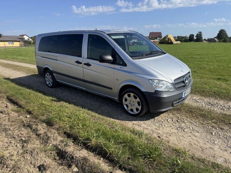 Pelēks Mercedes-Benz Vito 2013 Šauļi, ar dzinēja tilpumu 2.10 L un nobraukumu 345 tūkst. km par 4400 €, foto 8 vietnē AUTOMOTO.COM.LV