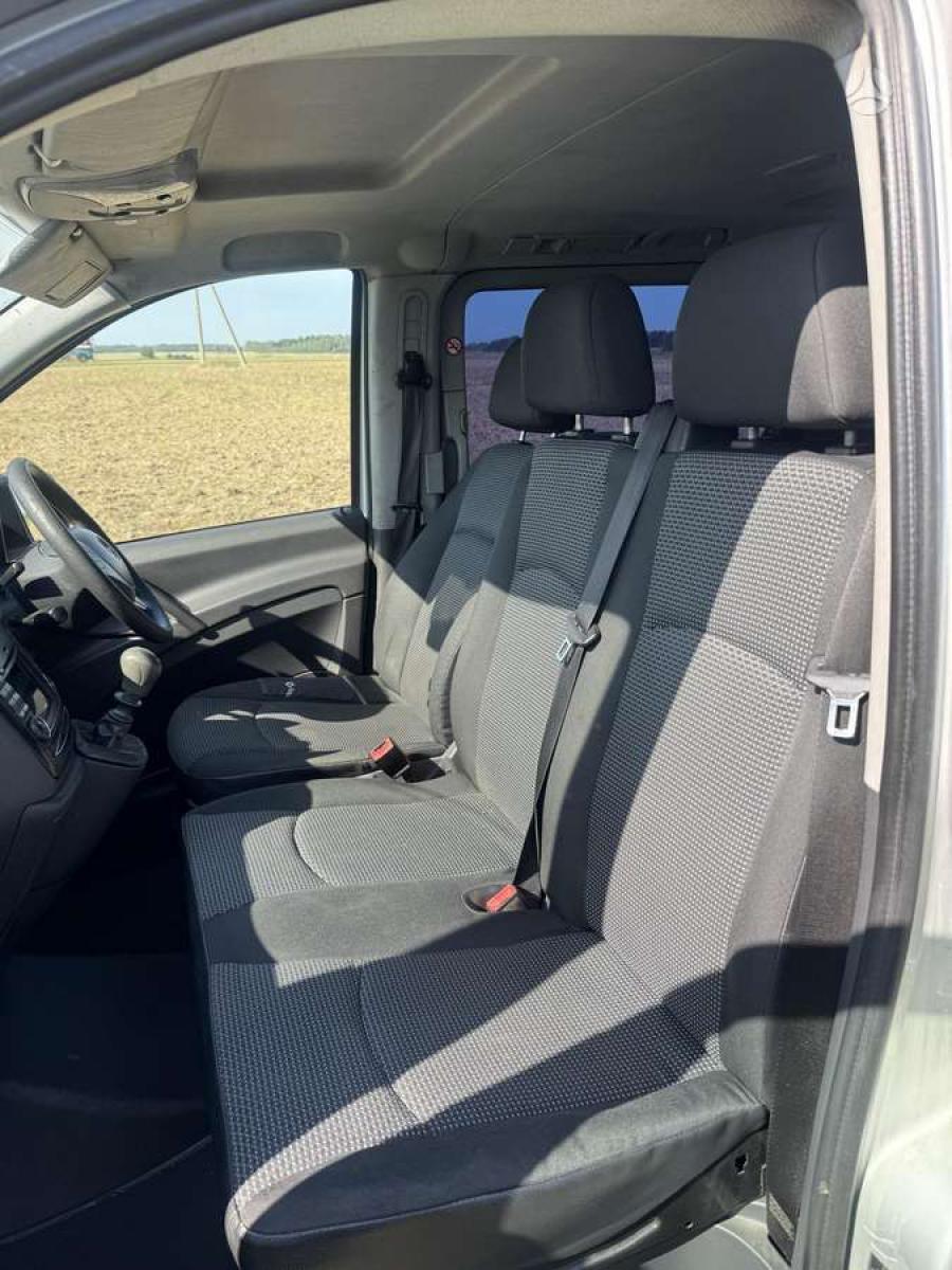 Pelēks Mercedes-Benz Vito 2013 Šauļi, ar dzinēja tilpumu 2.10 L un nobraukumu 345 tūkst. km par 4400 €, foto 12 vietnē AUTOMOTO.COM.LV
