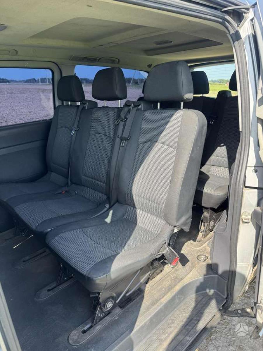 Pelēks Mercedes-Benz Vito 2013 Šauļi, ar dzinēja tilpumu 2.10 L un nobraukumu 345 tūkst. km par 4400 €, foto 13 vietnē AUTOMOTO.COM.LV