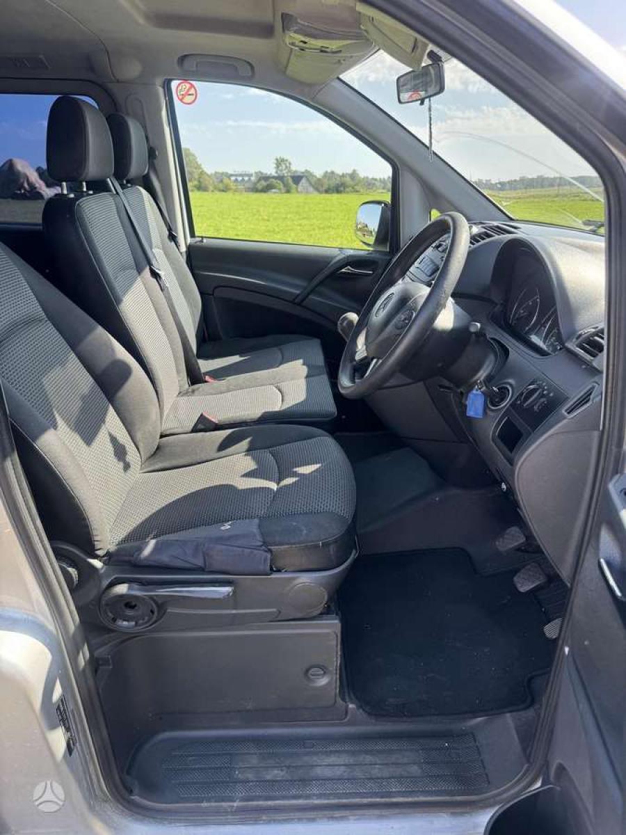 Pelēks Mercedes-Benz Vito 2013 Šauļi, ar dzinēja tilpumu 2.10 L un nobraukumu 345 tūkst. km par 4400 €, foto 17 vietnē AUTOMOTO.COM.LV