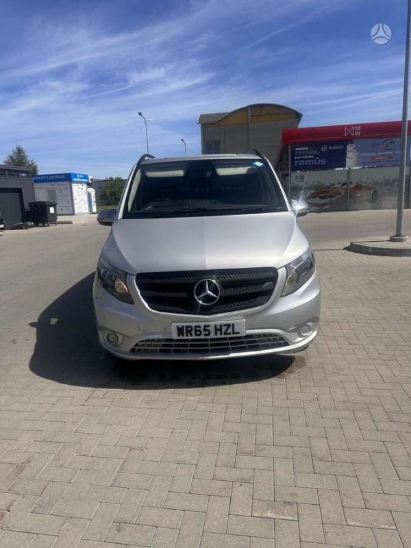 Pelēks Mercedes-Benz Vito 2015 Telšiai, ar dzinēja tilpumu 2.20 L un nobraukumu 348 tūkst. km par 9000 €, foto 2 vietnē AUTOMOTO.COM.LV