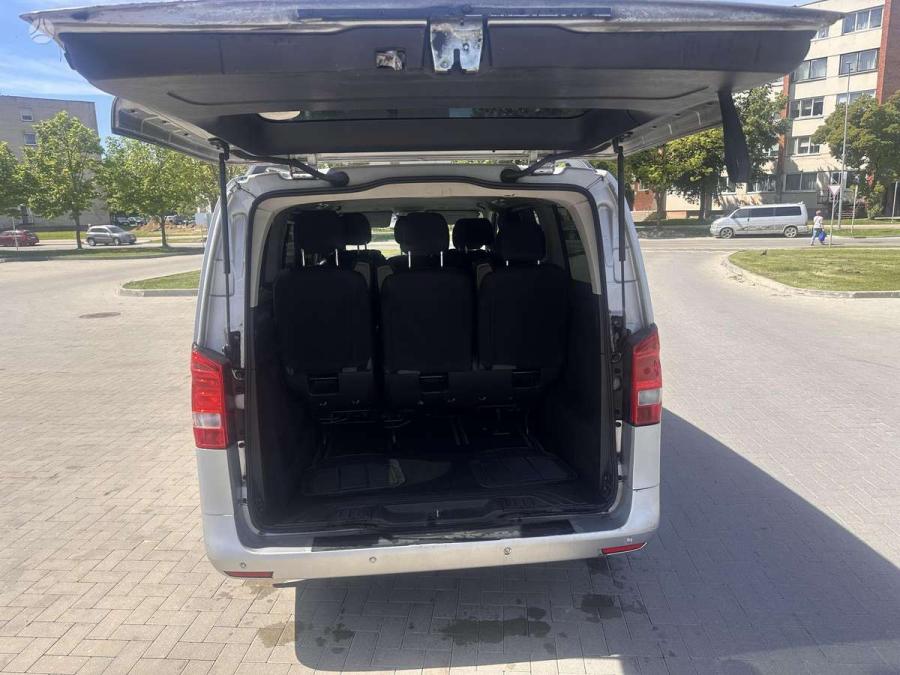 Grey Mercedes-Benz Vito 2015 in Telschi, with an engine capacity of 2.20 L and mileage of 348 thousand km for 9000 €, photo 14 on AUTOMOTO.COM.LV