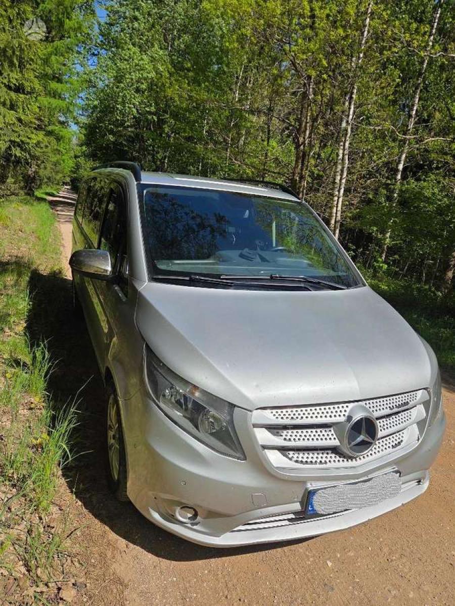 Pelēks Mercedes-Benz Vito 2015 Klaipėda, ar dzinēja tilpumu 2.14 L un nobraukumu 433 tūkst. km par 12299 €, foto 5 vietnē AUTOMOTO.COM.LV