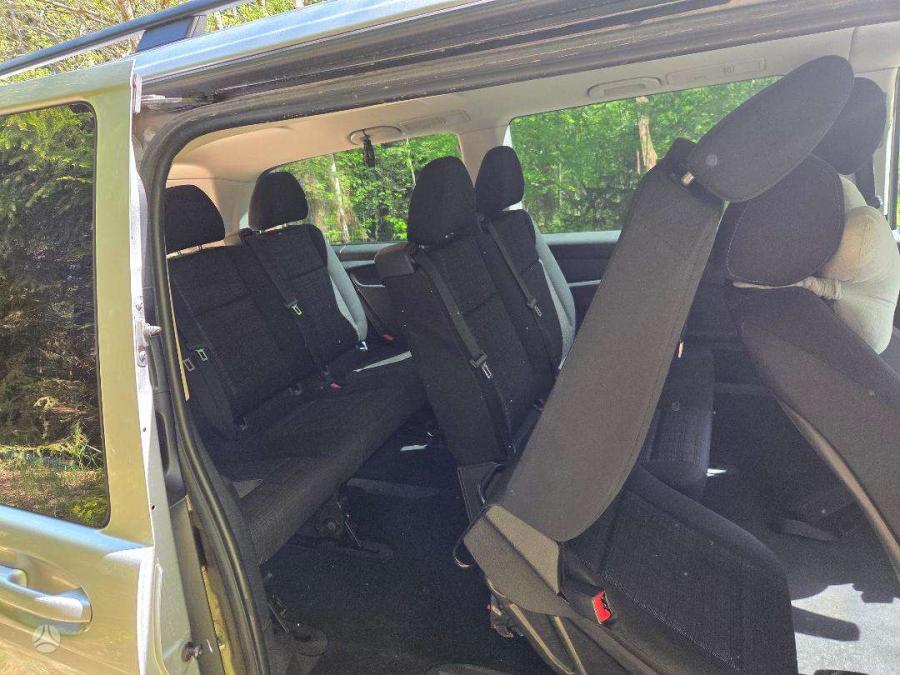 Pelēks Mercedes-Benz Vito 2015 Klaipėda, ar dzinēja tilpumu 2.14 L un nobraukumu 433 tūkst. km par 12299 €, foto 9 vietnē AUTOMOTO.COM.LV