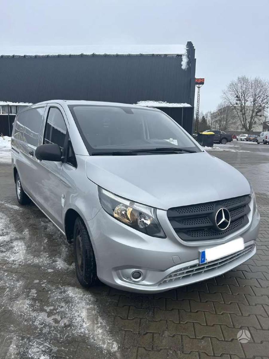 Pelēks Mercedes-Benz Vito 2016 Kauņa, ar dzinēja tilpumu 1.60 L un nobraukumu 240 tūkst. km par 9850 €, foto 1 vietnē AUTOMOTO.COM.LV