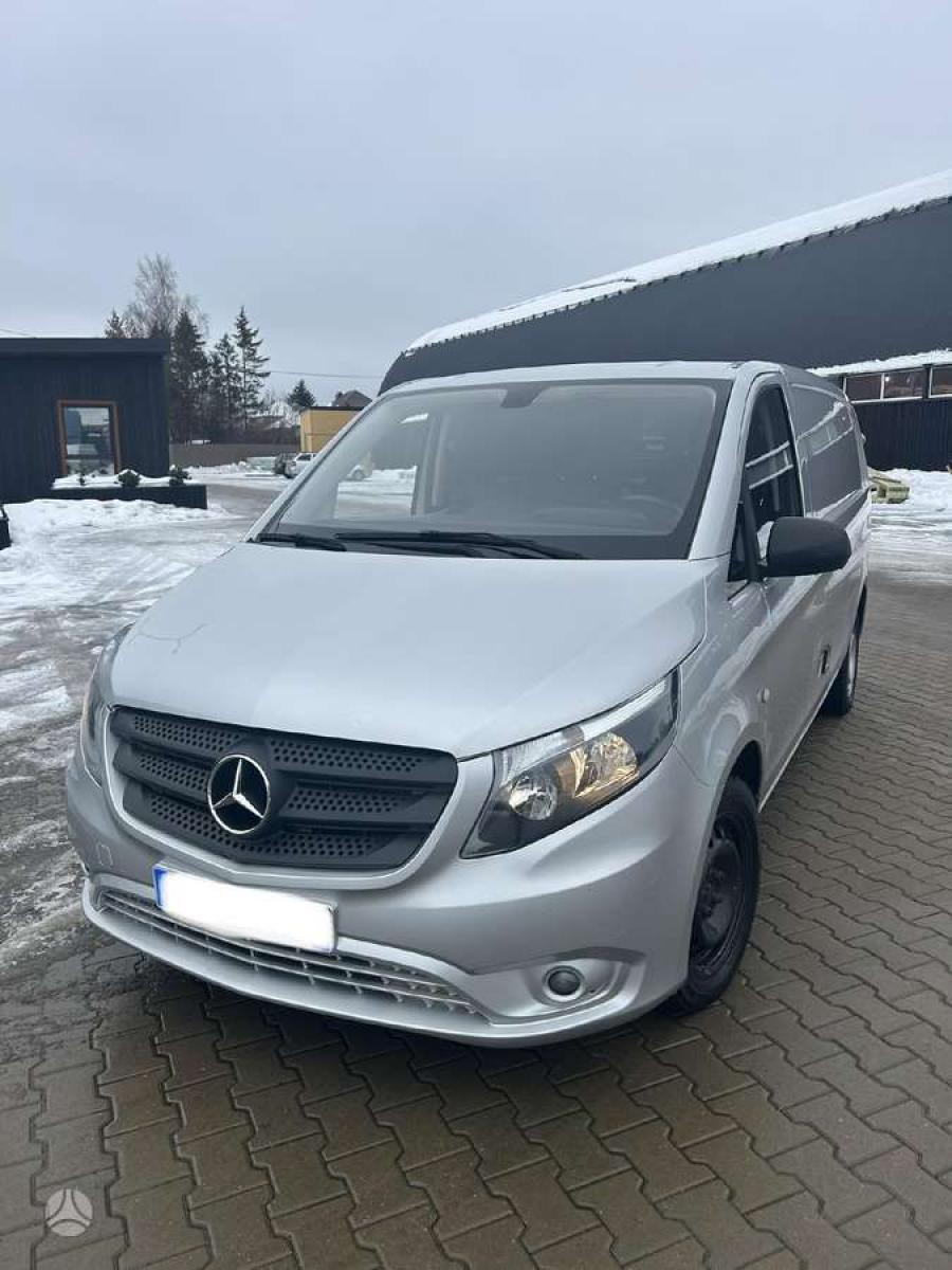 Pelēks Mercedes-Benz Vito 2016 Kauņa, ar dzinēja tilpumu 1.60 L un nobraukumu 240 tūkst. km par 9850 €, foto 2 vietnē AUTOMOTO.COM.LV