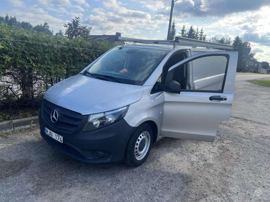 Grey Mercedes-Benz Vito 2016 in Kazlu Ruda, with an engine capacity of 1.60 L and mileage of 316 thousand km for 5150 €, photo 1 on AUTOMOTO.COM.LV