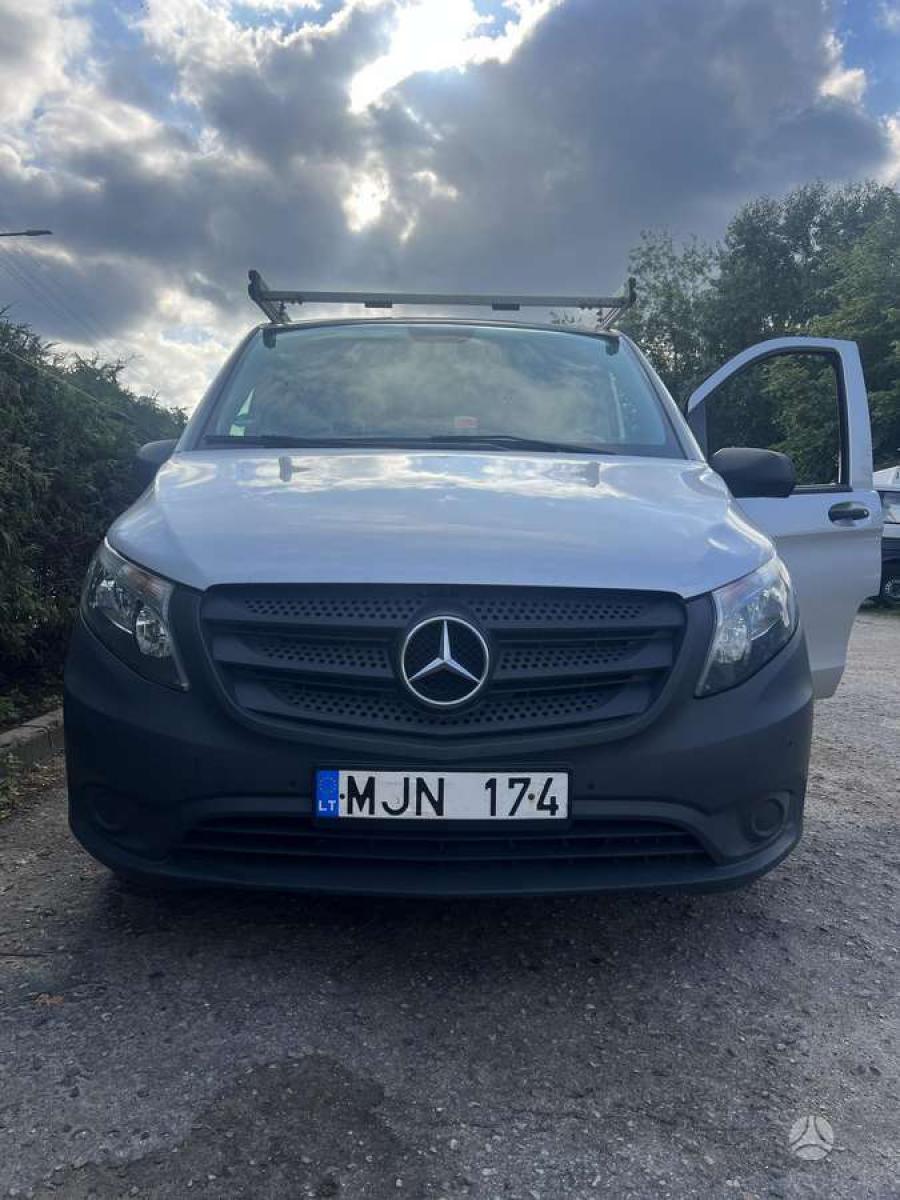 Grey Mercedes-Benz Vito 2016 in Kazlu Ruda, with an engine capacity of 1.60 L and mileage of 316 thousand km for 5150 €, photo 4 on AUTOMOTO.COM.LV