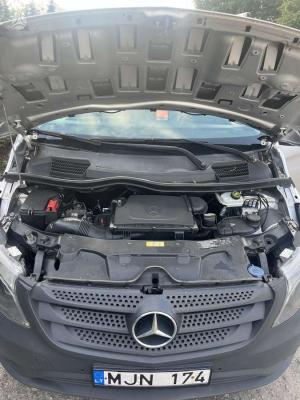 Grey Mercedes-Benz Vito 2016 in Kazlu Ruda, with an engine capacity of 1.60 L and mileage of 316 thousand km for 5150 €, photo 8 on AUTOMOTO.COM.LV
