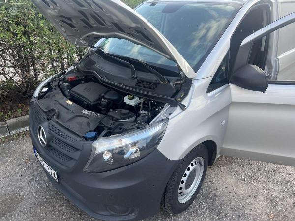 Grey Mercedes-Benz Vito 2016 in Kazlu Ruda, with an engine capacity of 1.60 L and mileage of 316 thousand km for 5150 €, photo 8 on AUTOMOTO.COM.LV