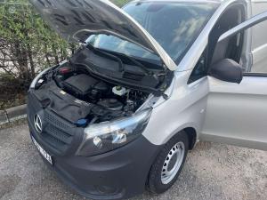 Grey Mercedes-Benz Vito 2016 in Kazlu Ruda, with an engine capacity of 1.60 L and mileage of 316 thousand km for 5150 €, photo 9 on AUTOMOTO.COM.LV
