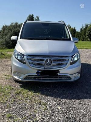 Pelēks Mercedes-Benz Vito 2016 Viļņa, ar dzinēja tilpumu 2.14 L un nobraukumu 292 tūkst. km par 16000 €, foto  vietnē AUTOMOTO.COM.LV