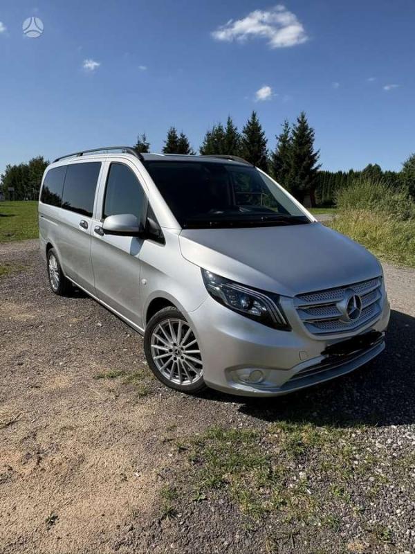 Pelēks Mercedes-Benz Vito 2016 Viļņa, ar dzinēja tilpumu 2.14 L un nobraukumu 292 tūkst. km par 16000 €, foto 2 vietnē AUTOMOTO.COM.LV