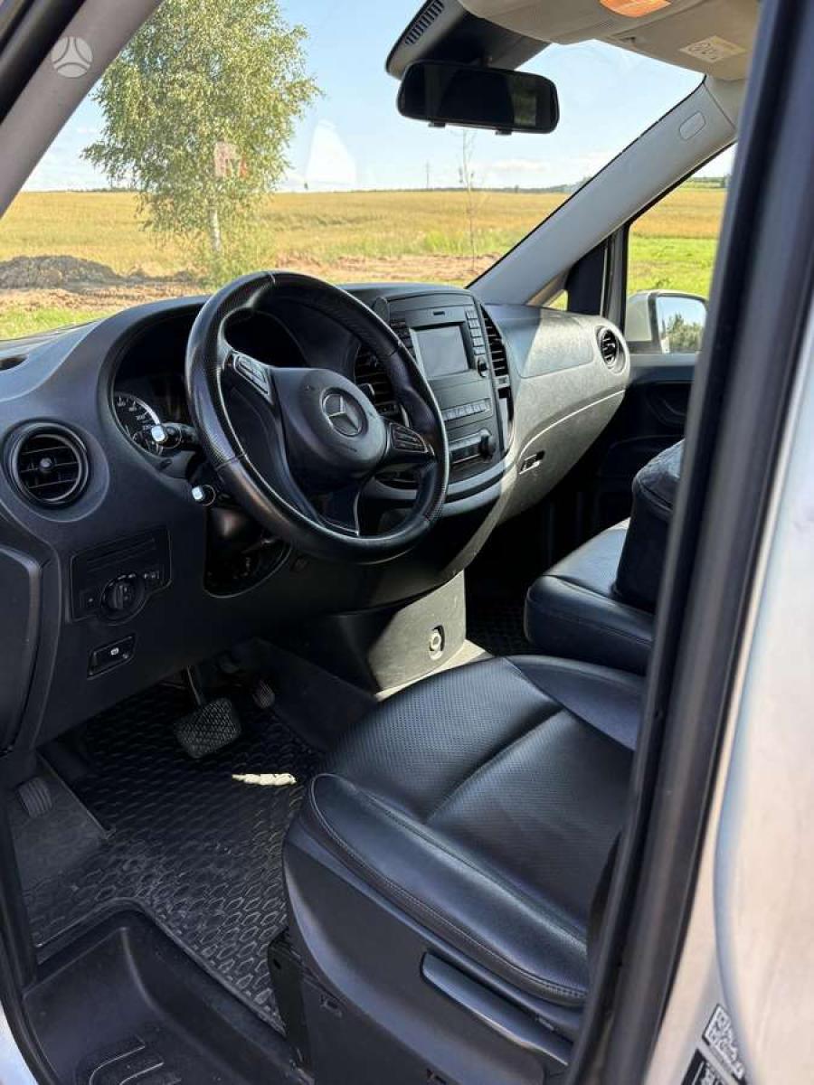 Grey Mercedes-Benz Vito 2016 in Vilnius, with an engine capacity of 2.14 L and mileage of 292 thousand km for 16000 €, photo 6 on AUTOMOTO.COM.LV