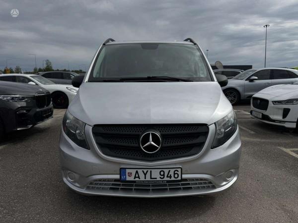 Grey Mercedes-Benz Vito 2016 in Vilnius, with an engine capacity of 1.60 L and mileage of 279 thousand km for 9990 €, photo 6 on AUTOMOTO.COM.LV