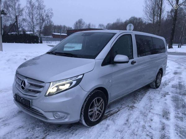 Grey Mercedes-Benz Vito 2019 in Kaunas, with an engine capacity of 2.20 L and mileage of 269 thousand km for 19990 €, photo 1 on AUTOMOTO.COM.LV