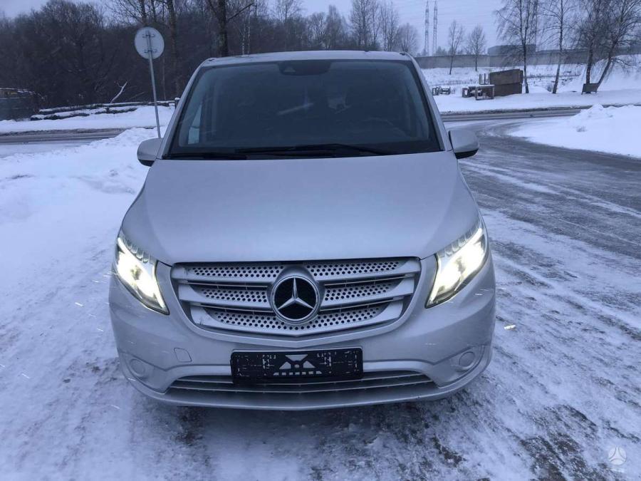 Grey Mercedes-Benz Vito 2019 in Kaunas, with an engine capacity of 2.20 L and mileage of 269 thousand km for 19990 €, photo 4 on AUTOMOTO.COM.LV