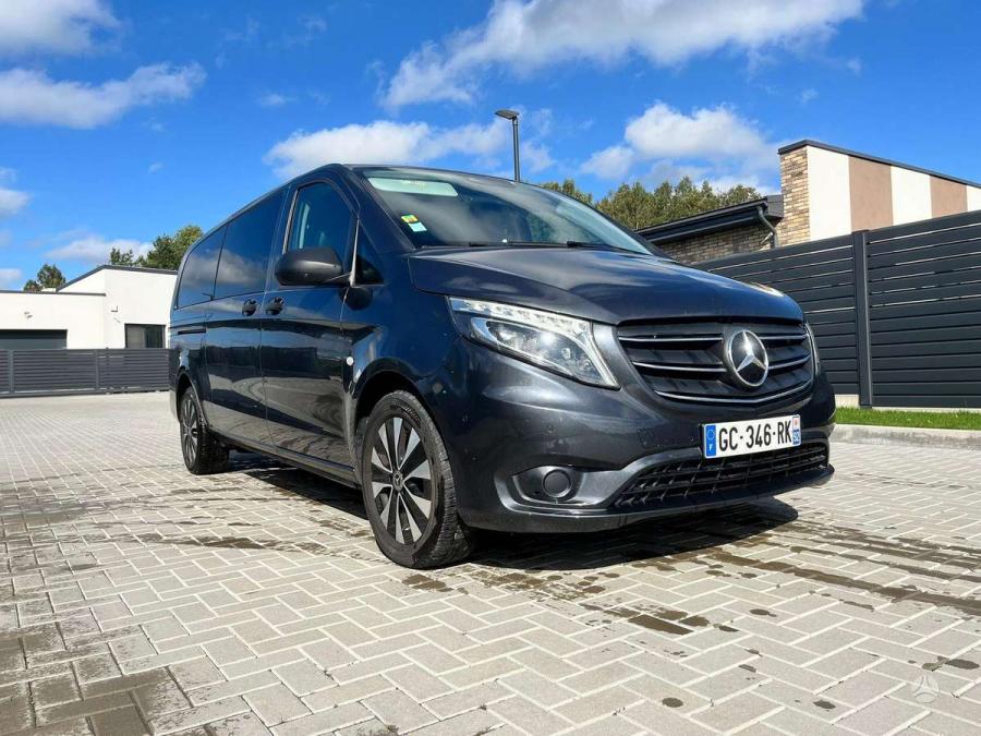 Grey Mercedes-Benz Vito 2021 in Vilnius, with an engine capacity of 1.95 L and mileage of 296 thousand km for 22000 €, photo 1 on AUTOMOTO.COM.LV