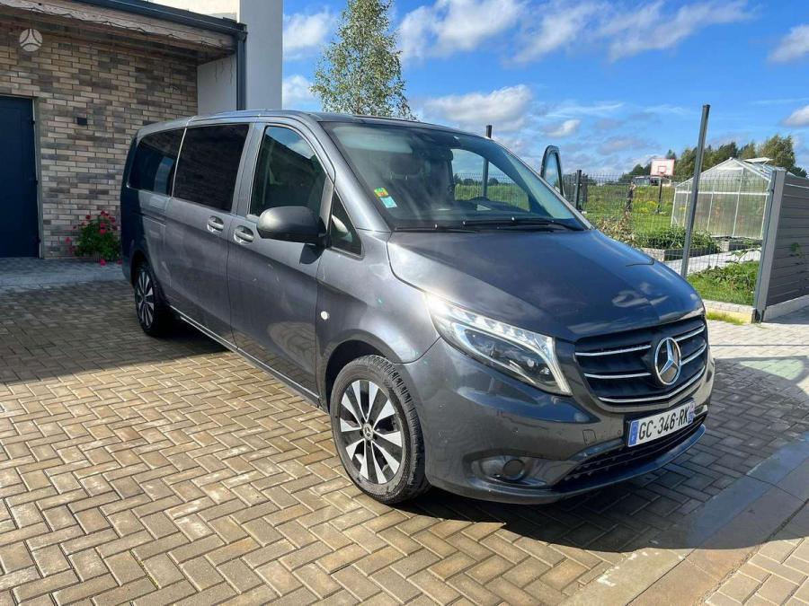 Grey Mercedes-Benz Vito 2021 in Vilnius, with an engine capacity of 1.95 L and mileage of 296 thousand km for 22000 €, photo 3 on AUTOMOTO.COM.LV