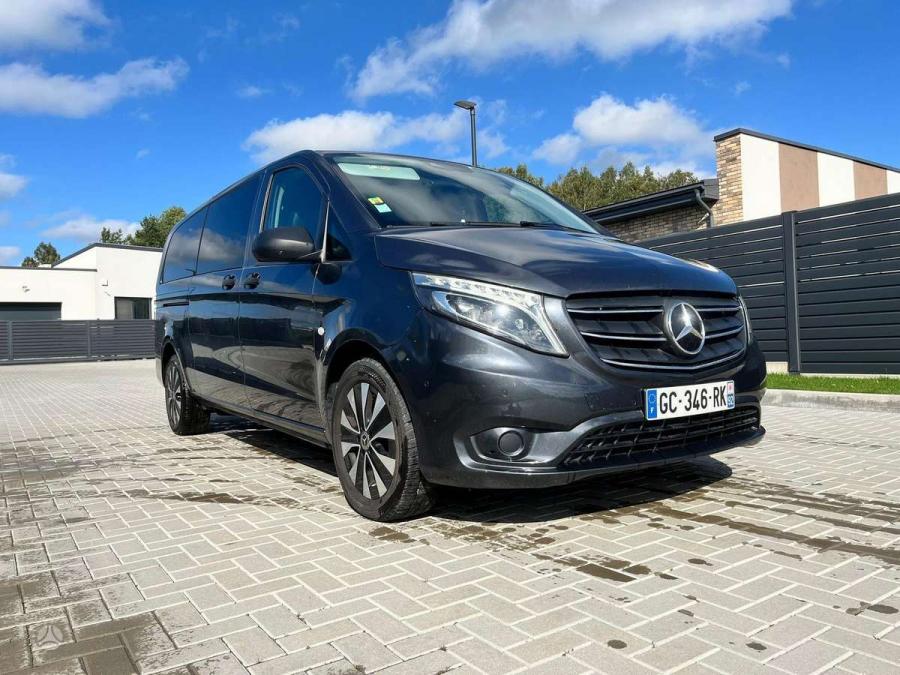 Grey Mercedes-Benz Vito 2021 in Vilnius, with an engine capacity of 1.95 L and mileage of 296 thousand km for 22000 €, photo 12 on AUTOMOTO.COM.LV