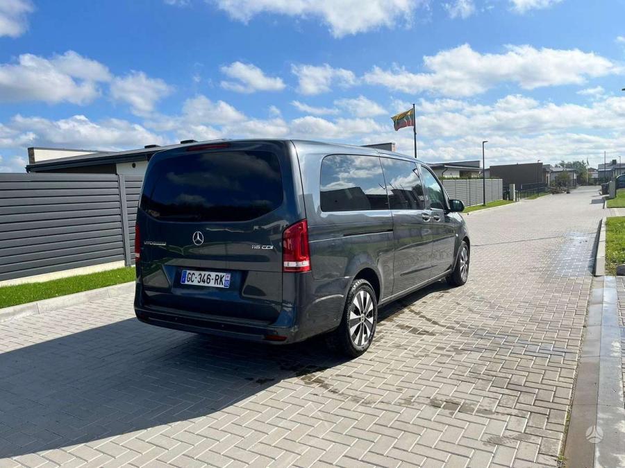 Grey Mercedes-Benz Vito 2021 in Vilnius, with an engine capacity of 1.95 L and mileage of 296 thousand km for 22000 €, photo 16 on AUTOMOTO.COM.LV