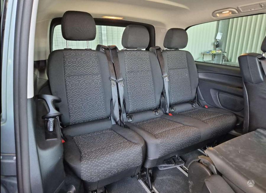 Pelēks Mercedes-Benz Vito 2024 Klaipėda, ar dzinēja tilpumu 1.95 L un nobraukumu 28 tūkst. km par 16700 €, foto 10 vietnē AUTOMOTO.COM.LV