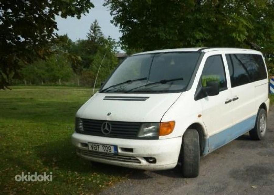 Pelēks Mercedes-Benz Vito 1999 Tallina, ar dzinēja tilpumu 2.10 L un nobraukumu 369 tūkst. km par 1200 €, foto 3 vietnē AUTOMOTO.COM.LV