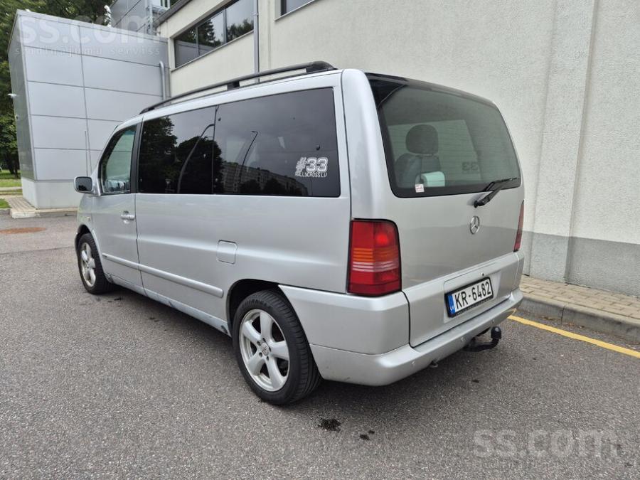 Grey Mercedes-Benz Vito 2002 in Riga, with an engine capacity of 2.20 L and mileage of 317 thousand km for 5550 €, photo 4 on AUTOMOTO.COM.LV