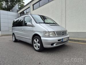 Grey Mercedes-Benz Vito 2002 in Riga, with an engine capacity of 2.20 L and mileage of 317 thousand km for 5550 €, photo 7 on AUTOMOTO.COM.LV