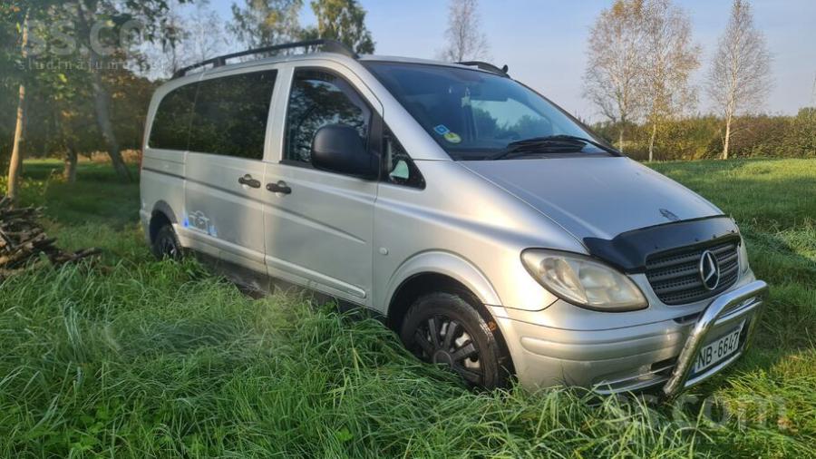 Grey Mercedes-Benz Vito 2004 in Ventspils, with an engine capacity of 2.10 L and mileage of 408 thousand km for 2800 €, photo 1 on AUTOMOTO.COM.LV