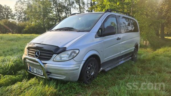 Pelēks Mercedes-Benz Vito 2004 Ventspils, ar dzinēja tilpumu 2.10 L un nobraukumu 408 tūkst. km par 2800 €, foto 2 vietnē AUTOMOTO.COM.LV