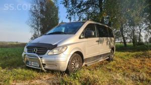 Grey Mercedes-Benz Vito 2004 in Ventspils, with an engine capacity of 2.10 L and mileage of 408 thousand km for 2800 €, photo 6 on AUTOMOTO.COM.LV