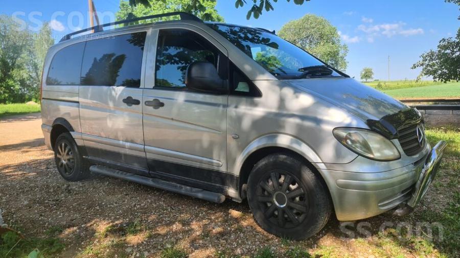 Grey Mercedes-Benz Vito 2004 in Ventspils, with an engine capacity of 2.10 L and mileage of 408 thousand km for 2800 €, photo 10 on AUTOMOTO.COM.LV