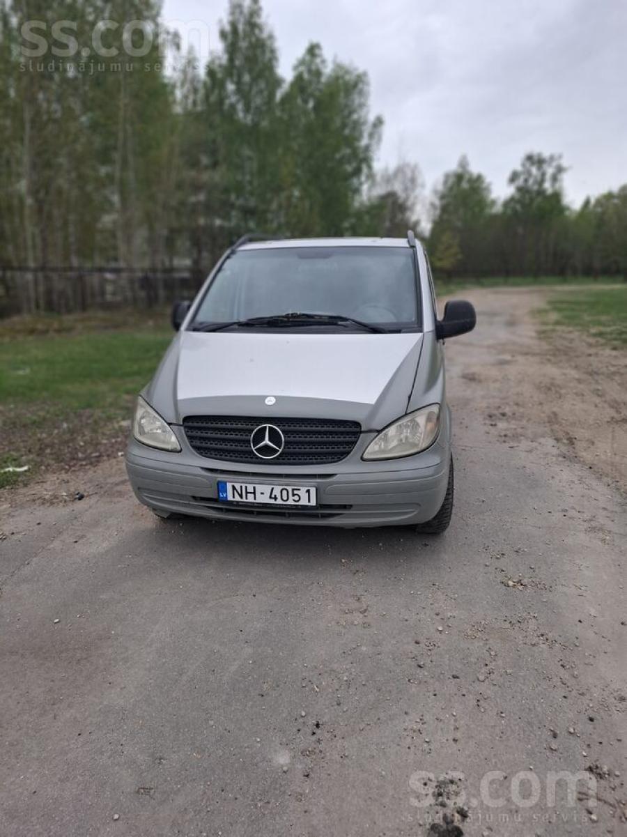 Серый Мерседес Вито 2005 в Рига, объемом двигателя 2.20 л и пробегом 255 тыс. км за 2400 €, фото 1 на AUTOMOTO.COM.LV