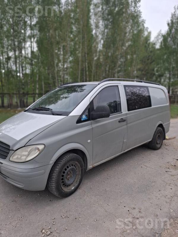 Серый Мерседес Вито 2005 в Рига, объемом двигателя 2.20 л и пробегом 255 тыс. км за 2400 €, фото 3 на AUTOMOTO.COM.LV
