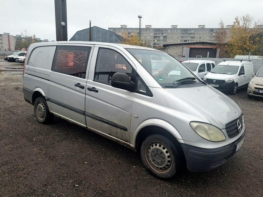 Grey Mercedes-Benz Vito 2005 in Tallinn, with an engine capacity of 2.10 L and mileage of 335 thousand km for 1299 €, photo 9 on AUTOMOTO.COM.LV