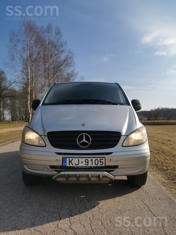 Pelēks Mercedes-Benz Vito 2006 Daugavpils, ar dzinēja tilpumu 2.20 L un nobraukumu 393 tūkst. km par 1250 €, foto 2 vietnē AUTOMOTO.COM.LV