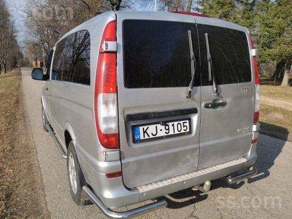 Pelēks Mercedes-Benz Vito 2006 Daugavpils, ar dzinēja tilpumu 2.20 L un nobraukumu 393 tūkst. km par 1250 €, foto 8 vietnē AUTOMOTO.COM.LV