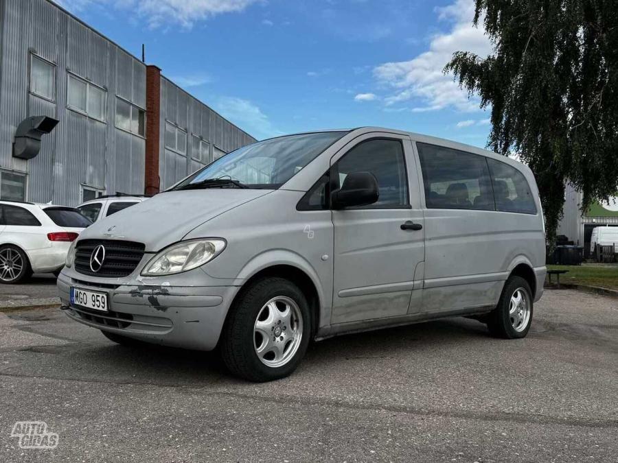 Grey Mercedes-Benz Vito 2006 in Vilnius, with an engine capacity of 2.20 L and mileage of 411 thousand km for 2000 €, photo 1 on AUTOMOTO.COM.LV