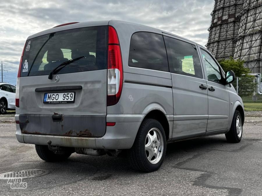 Grey Mercedes-Benz Vito 2006 in Vilnius, with an engine capacity of 2.20 L and mileage of 411 thousand km for 2000 €, photo 4 on AUTOMOTO.COM.LV
