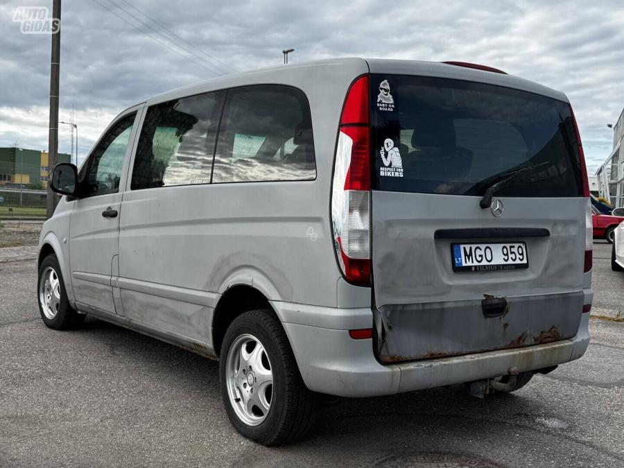 Grey Mercedes-Benz Vito 2006 in Vilnius, with an engine capacity of 2.20 L and mileage of 411 thousand km for 2000 €, photo 15 on AUTOMOTO.COM.LV