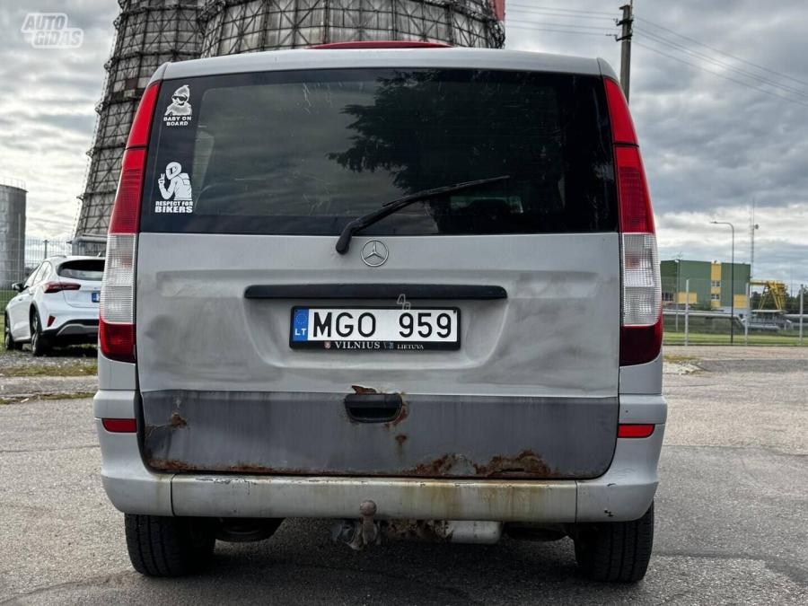Grey Mercedes-Benz Vito 2006 in Vilnius, with an engine capacity of 2.20 L and mileage of 411 thousand km for 2000 €, photo 20 on AUTOMOTO.COM.LV